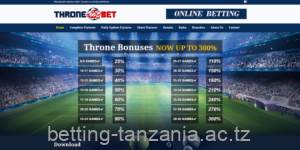 ThroneBet TZ - Online Bookmaker & Casino in Tanzania [Review 2026]