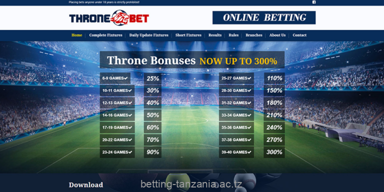 ThroneBet TZ - Online Bookmaker & Casino in Tanzania [Review 2026]