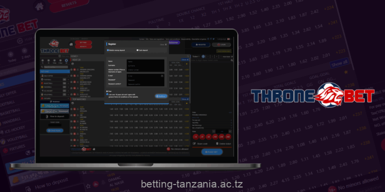 Throne Bet Registration Tanzania: How to Create an Account?